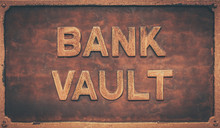 Vintage Bank Sign Free Stock Photo - Public Domain Pictures