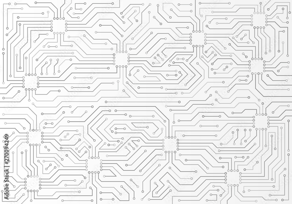 High-tech technology background texture. Circuit board minimal pattern ...