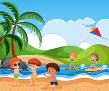 Beach Boy Clipart Free Stock Photo - Public Domain Pictures