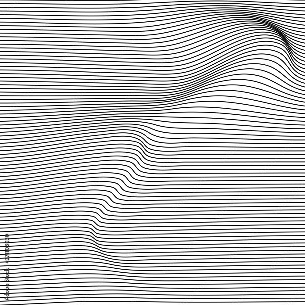 Wave background. Wave 3d. Abstract mesh background. Design for poster ...