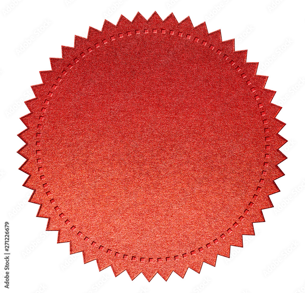 red diploma or certificate seal isolated Stock Photo | Adobe Stock