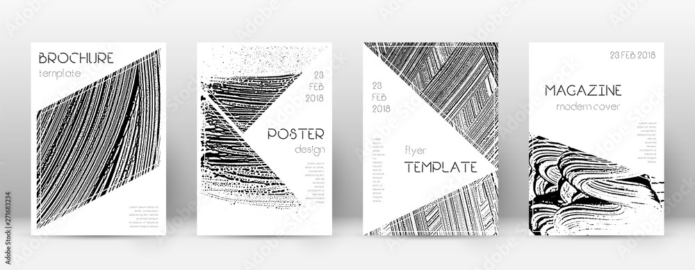 Cover page design template. Triangle brochure layo Stock Vector | Adobe ...