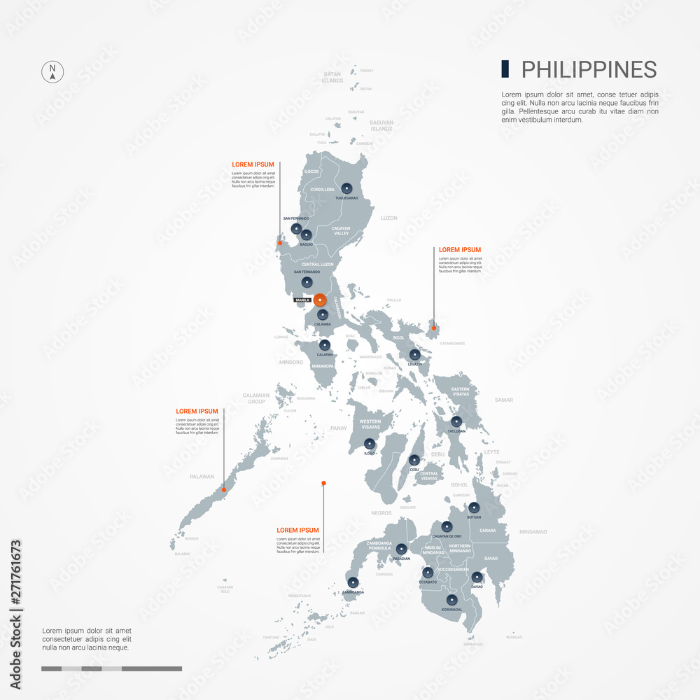 Map Of The Philippines With Cities