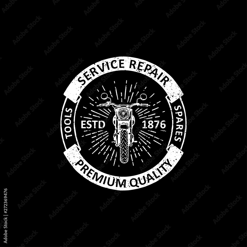 vintage garage badges labels, emblems and logo Stock Vector | Adobe Stock