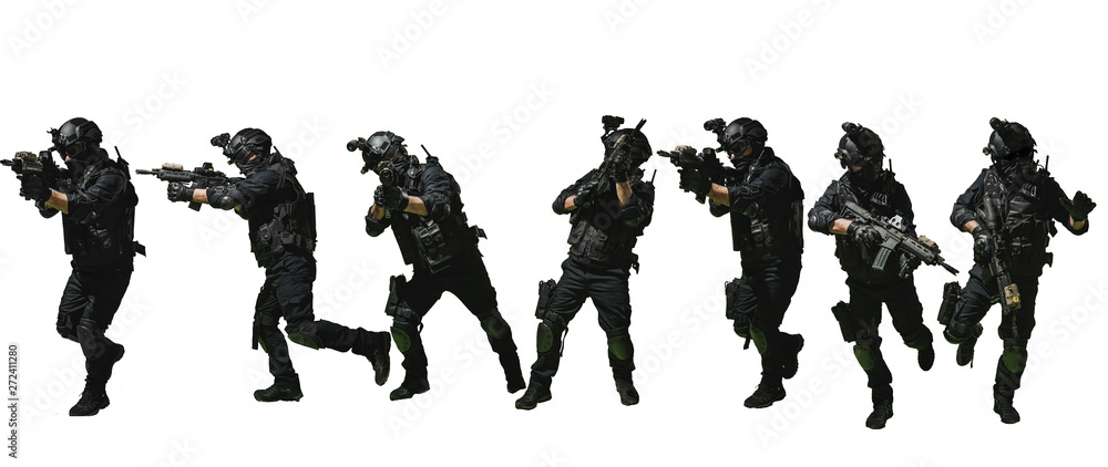 special forces soldier police, swat team member Stock Photo | Adobe Stock