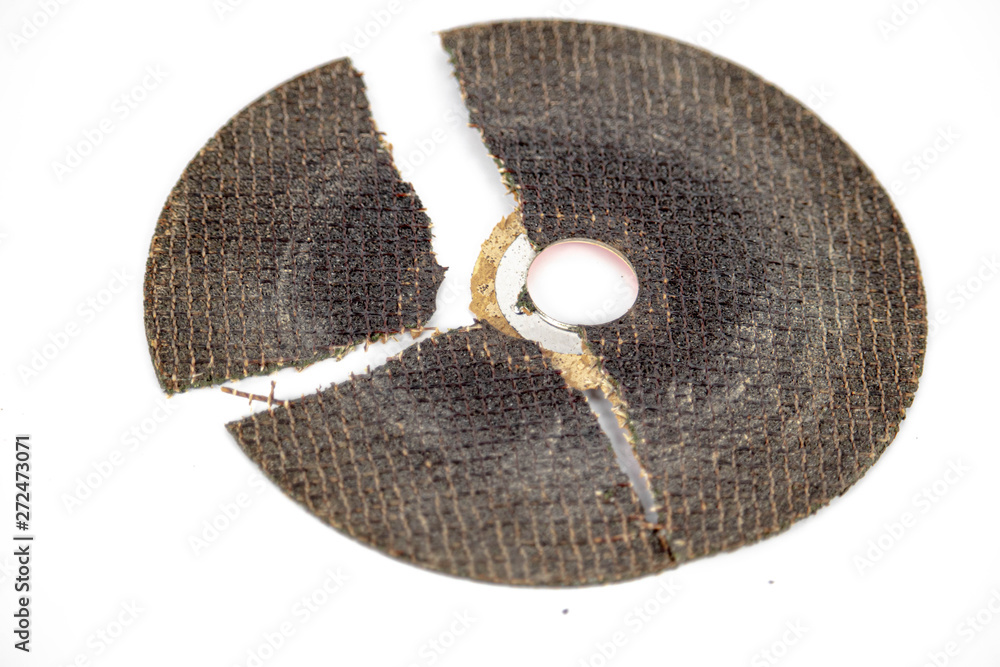 dangerous broken cracked cutting wheels abrasive safety work disc ...