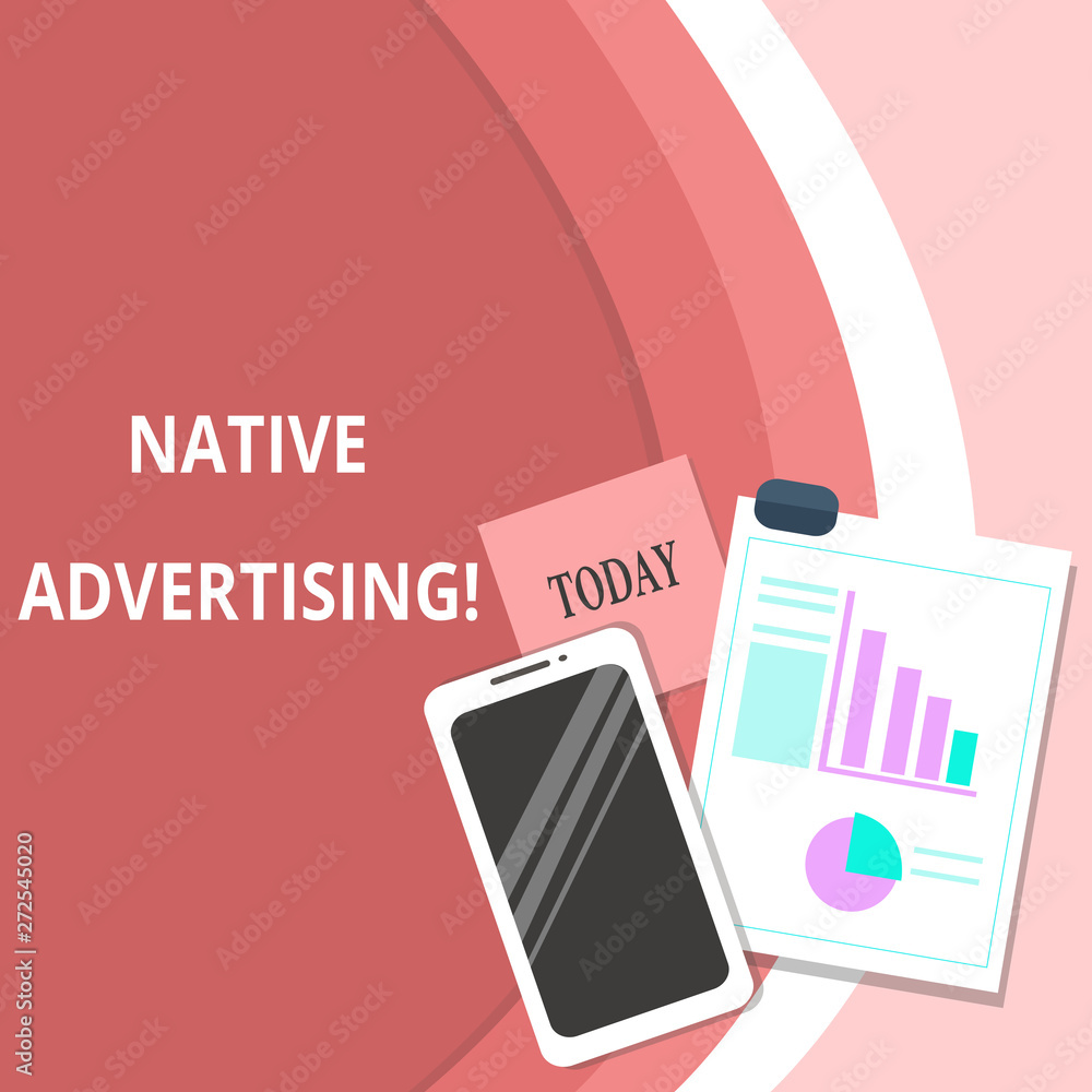 Handwriting text Native Advertising. Conceptual photo Online Paid Ads ...