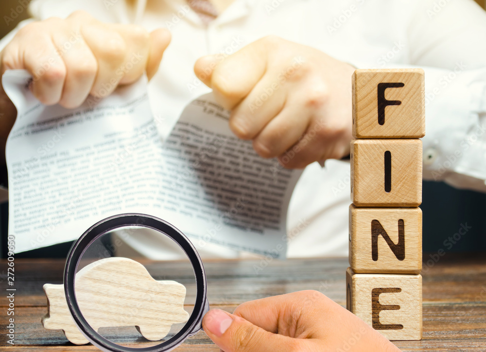 The driver contesting the illegal fines and taxes. Unfair tariffs and ...