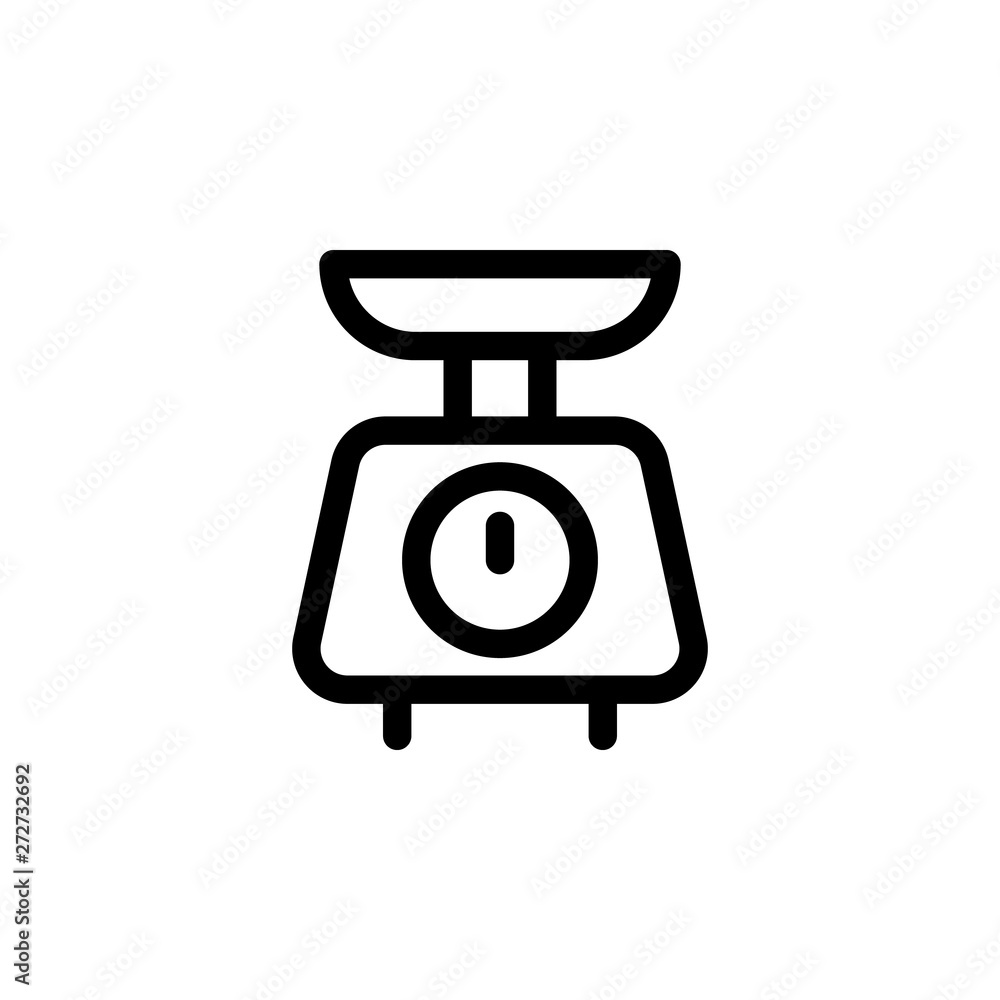 weight icon. Simple thin line, outline vector of Laundry icons for UI ...