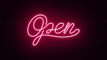 Red Neon Open Sign Free Stock Photo - Public Domain Pictures