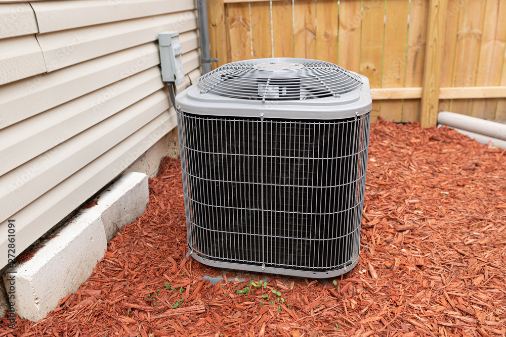 air conditioner has been properly installed and is cooling on a hot day ...