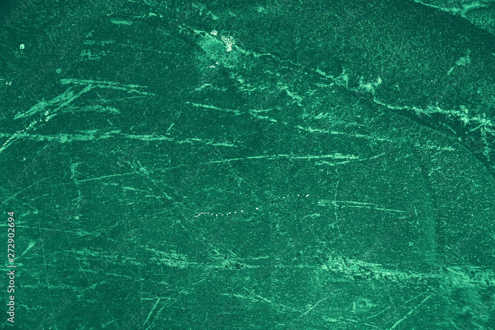 Vintage green background. Rough painted wall of emerald color ...