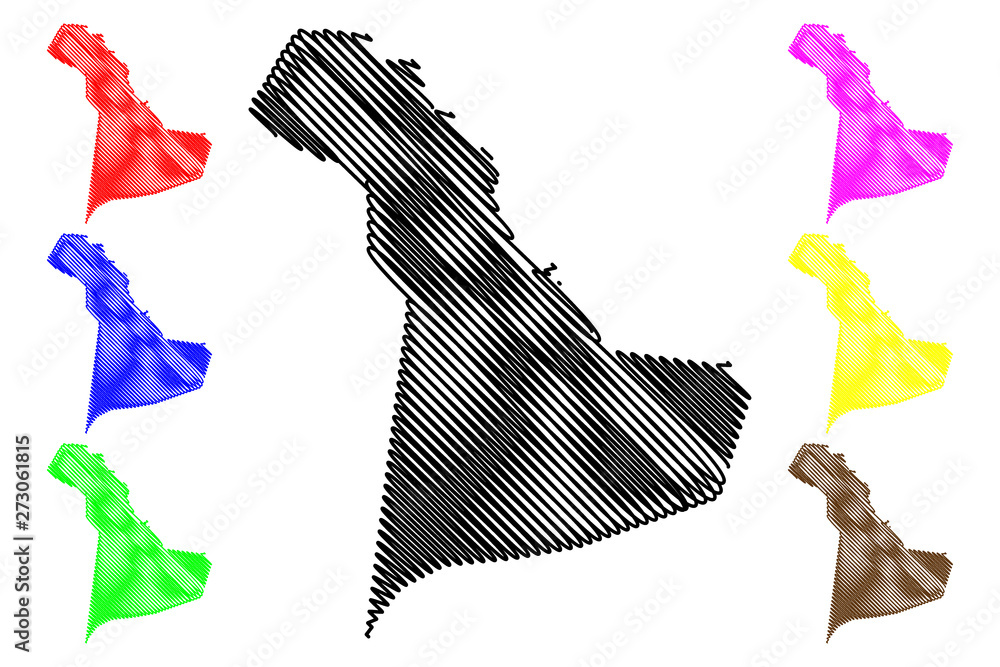 Vector de Stock Eastern Province (Regions of Saudi Arabia, Kingdom of Saudi Arabia, KSA) map ...