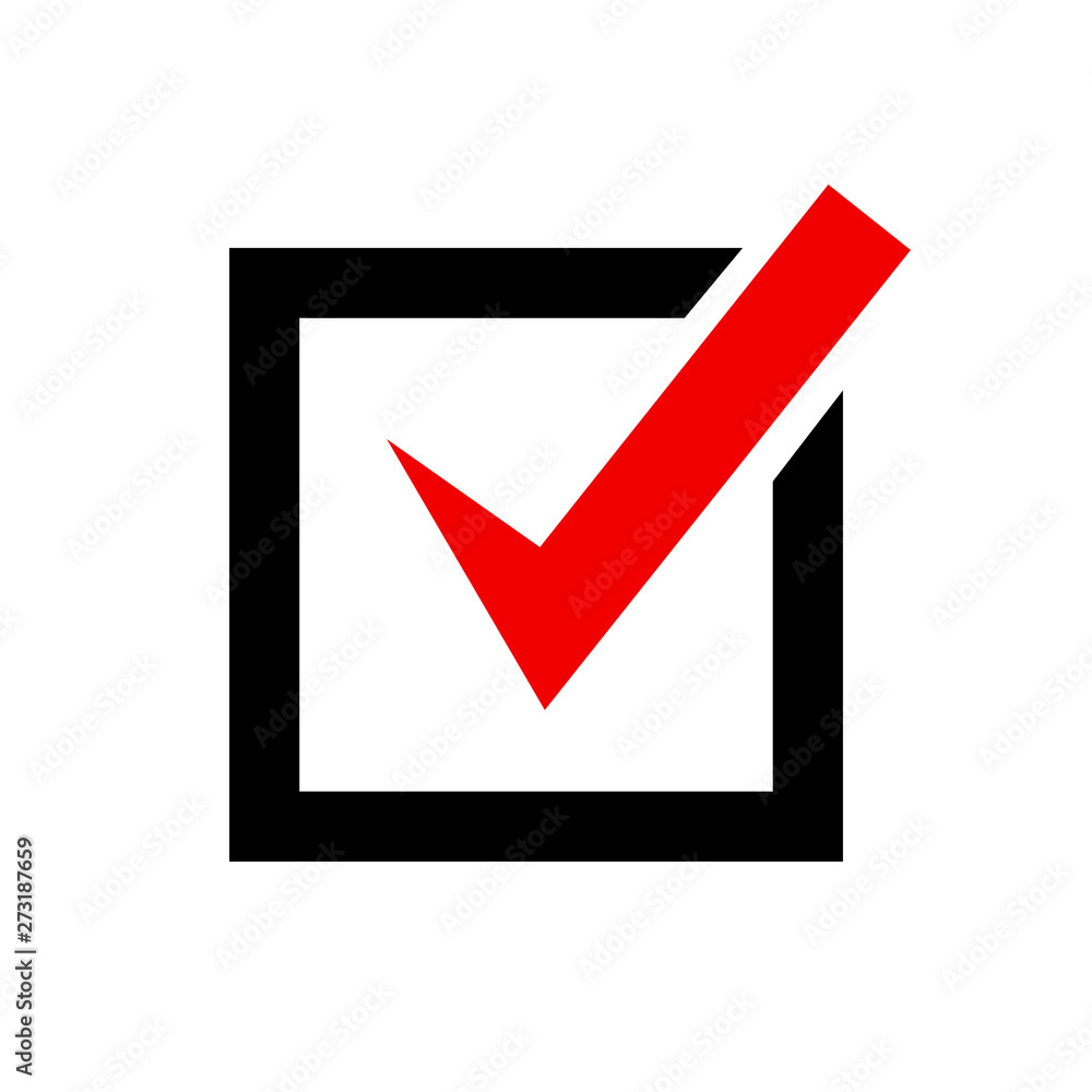 approved symbol, check mark Stock Vector | Adobe Stock