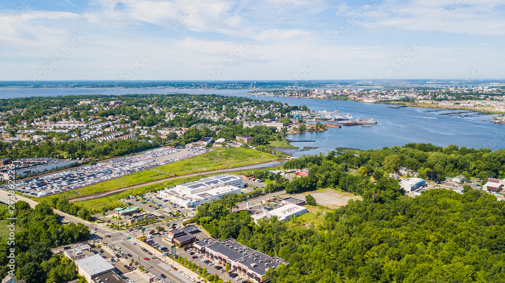 Staten Island New York Aerial Photography Stock Photo | Adobe Stock