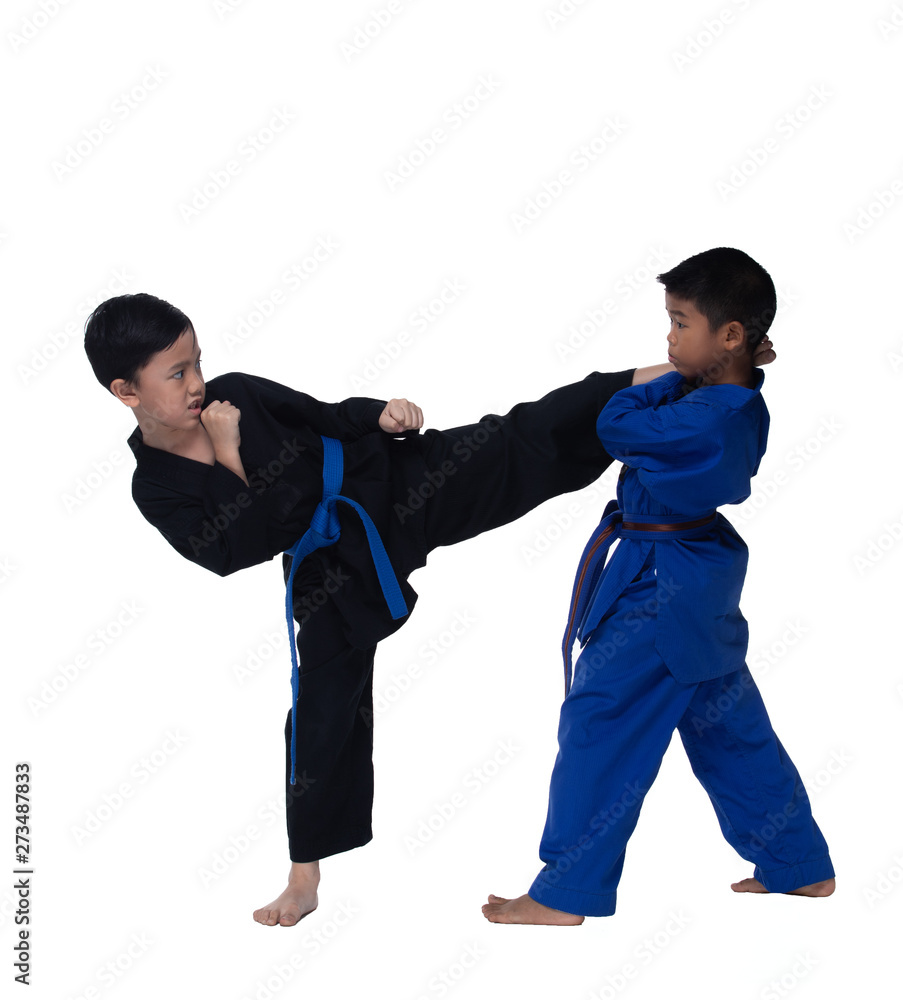 Asian Kids Fighting