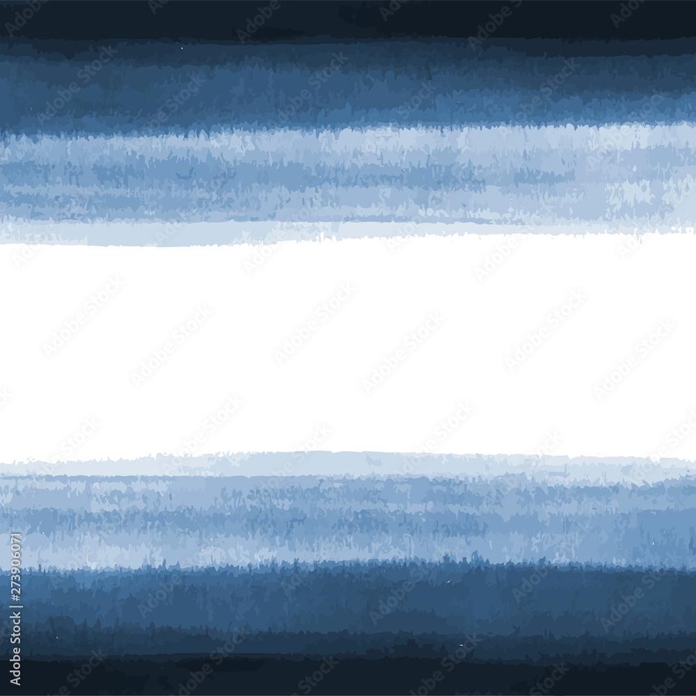 Navy blue watercolor texture background, hand painted vector ...