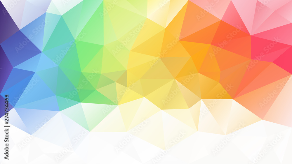 vector abstract irregular polygon background - triangle low poly ...