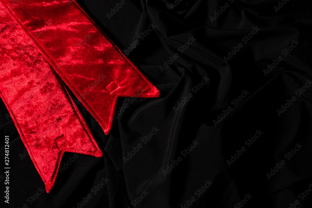 Red Velvet Winner Sash for Miss Pageant Beauty Contest, empty area for ...