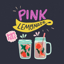 Pink Lemonade Poster Free Stock Photo - Public Domain Pictures