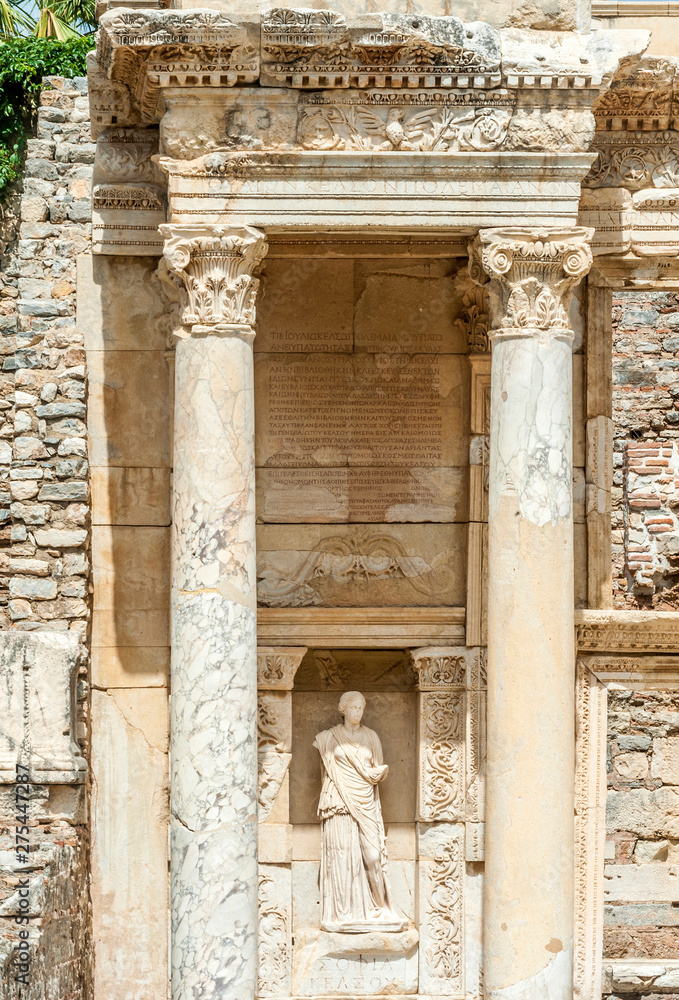 Turkey, Roman archeological site of Ephesus (4th century BC, important ...