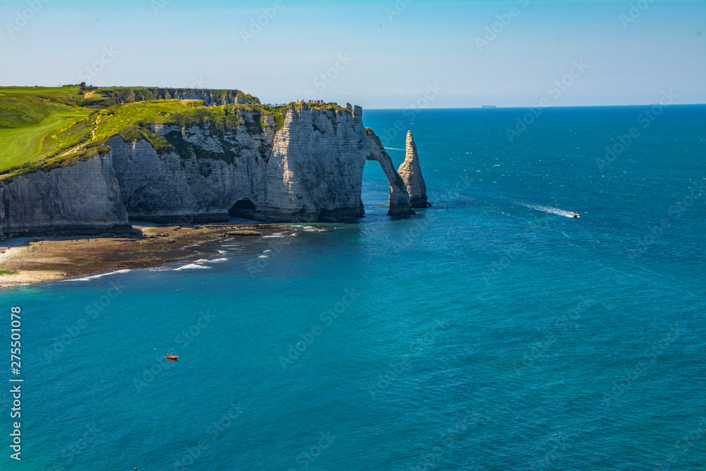 Stock-Foto „Normandy, France Etretat's offshore beach“ | Adobe Stock