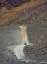 VW Bus On Rocky Ledge Free Stock Photo - Public Domain Pictures