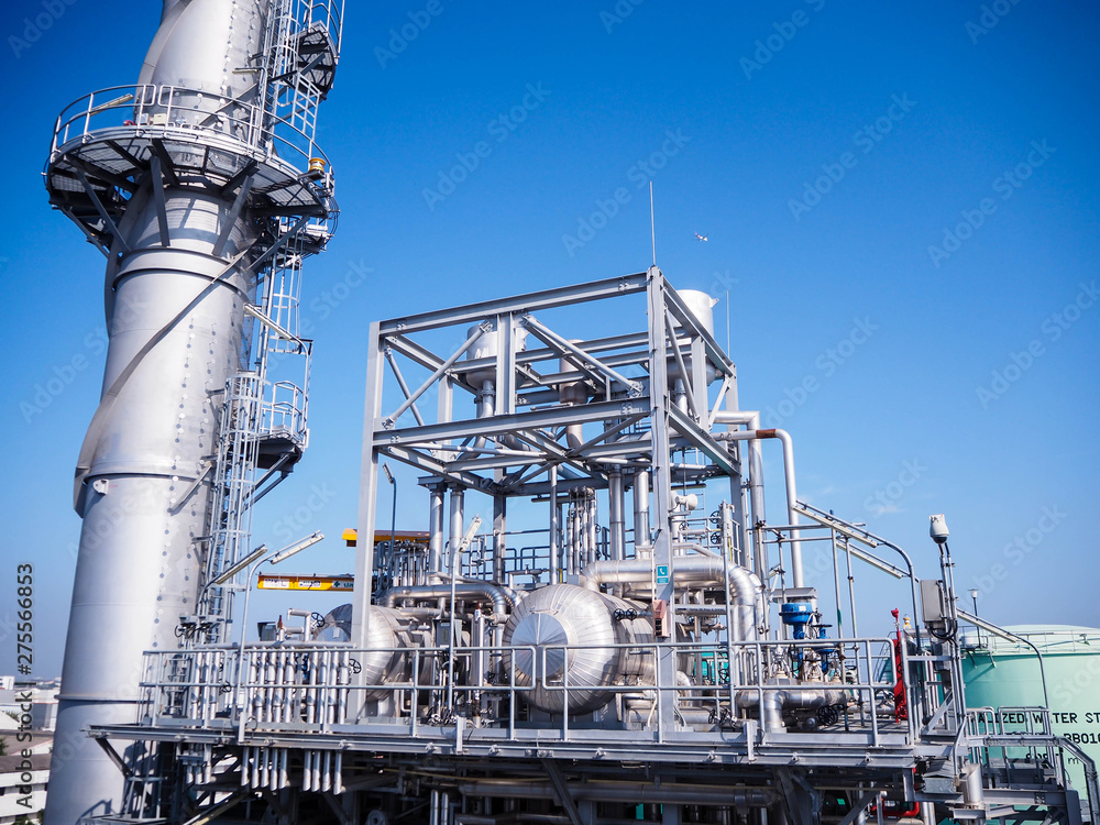 Heat recovery steam generator and sky in Combined-Cycle Co-Generation ...