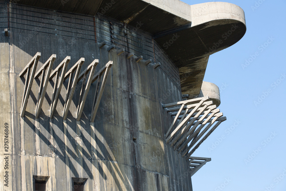 Foto de Stock Flakturm or Anti aircraft tower located in the Augarten ...