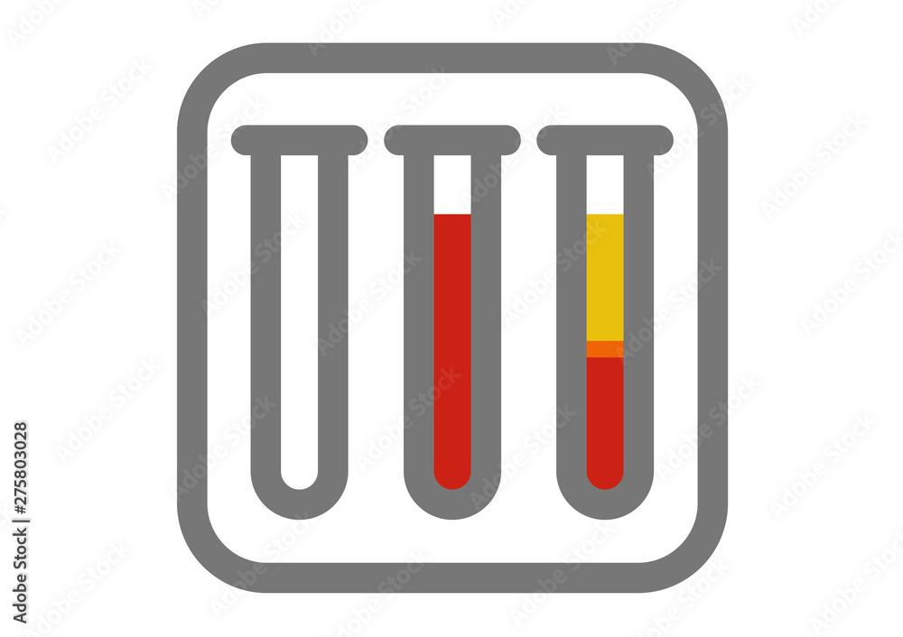 icon of Platelet-Rich plasma procedure stages / prp / Centrifuge vector ...