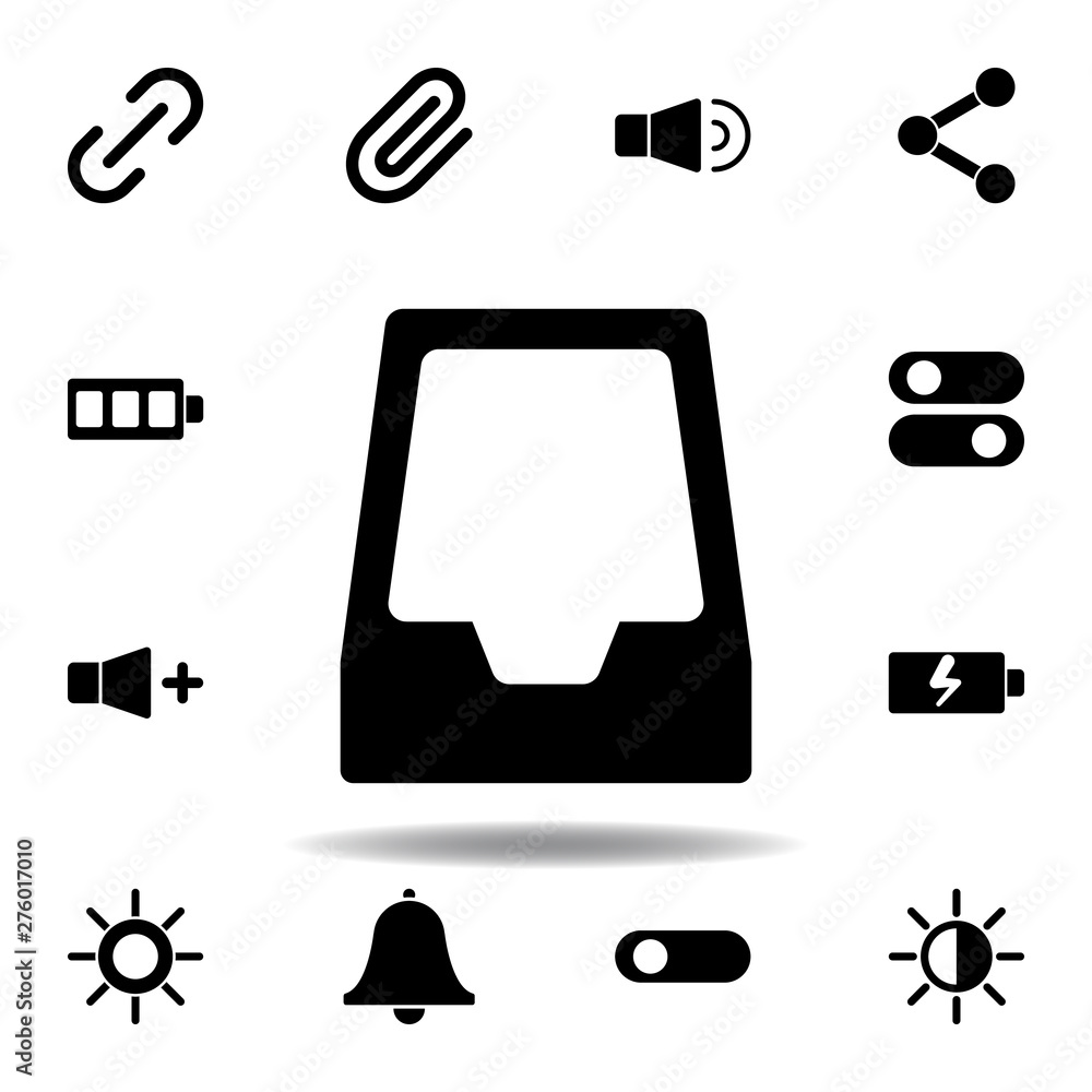 anchor, chain icon. Signs and symbols can be used for web, logo, mobile ...