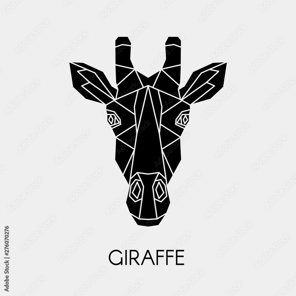 geometric giraffe