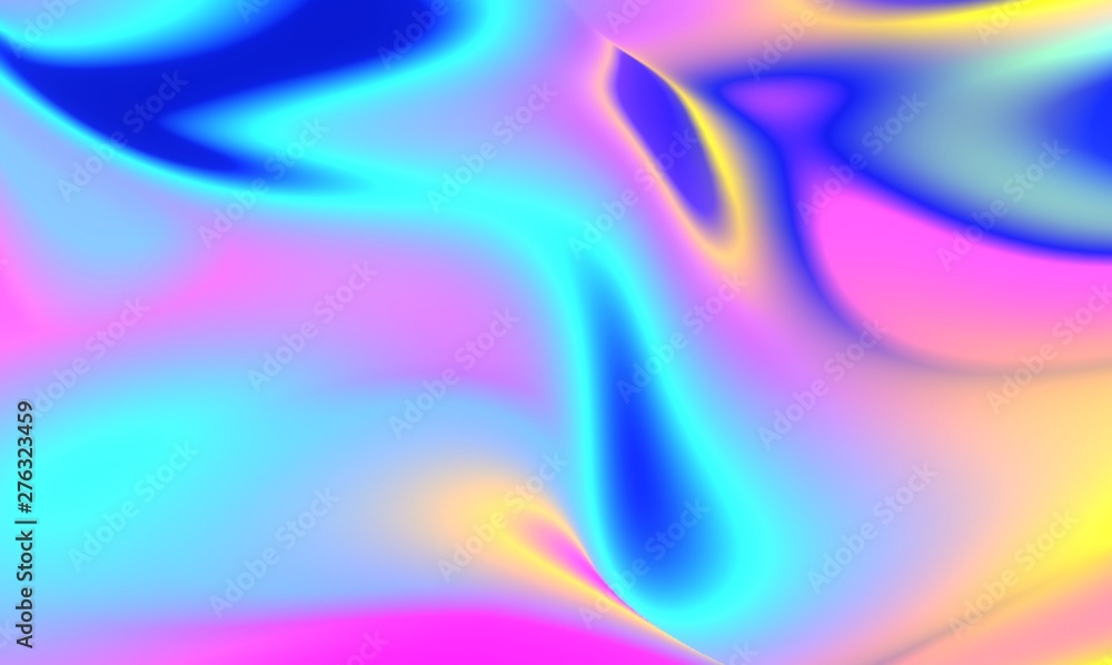 ภาพประกอบ Stock Liquid Chromatic Holographic Texture, Wrinkled Foil ...