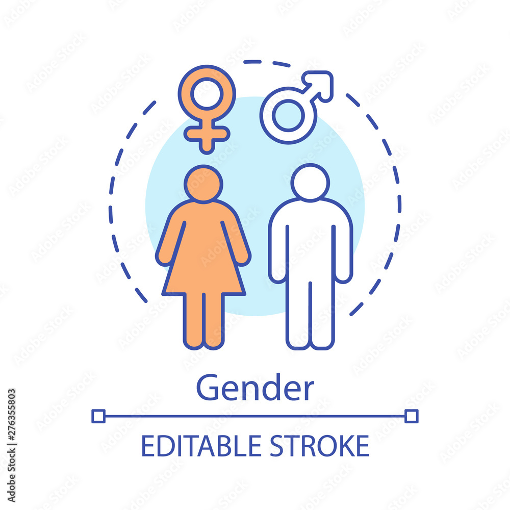 Female And Male Sign Drawing