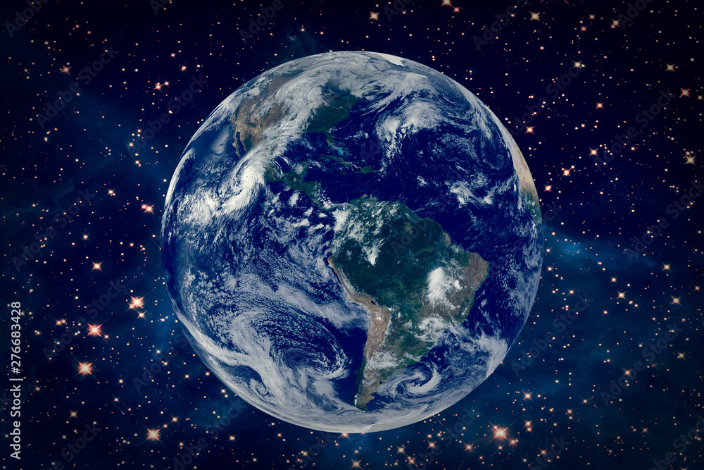 Beautiful earth from space. The elements of this image furnished by ...