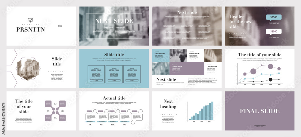 Presentation template design Stock Vector | Adobe Stock