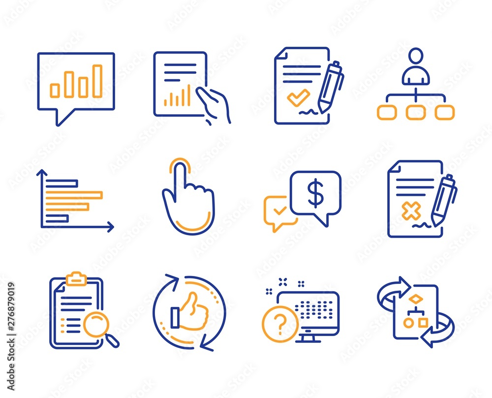 Payment received, Refresh like and Document icons simple set ...