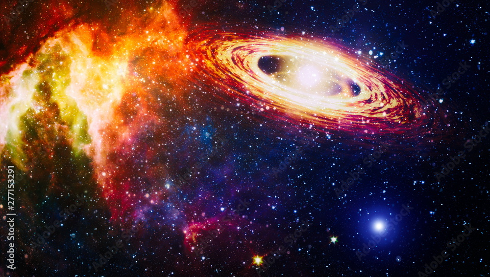 Small part of an infinite star field of space in the Universe ...