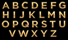 Alphabet Letters Gold Clip-art Free Stock Photo - Public Domain Pictures