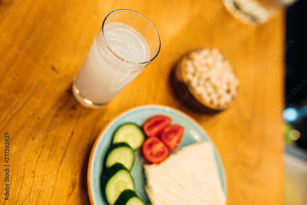 Photo Stock Traditional Turkish Alcoholic Drink Raki or Rakı with some ...