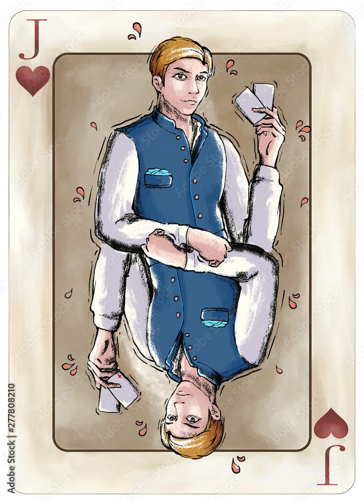 Poker Card Design. Game Icon and Illustrations. Fantasy Art. Concept ...