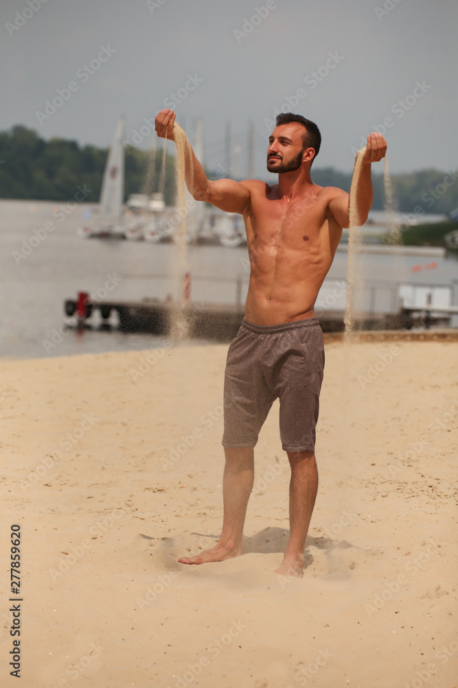 beach, sand, resort, fitness, sexy, gym, body, chest, relax, hotel ...