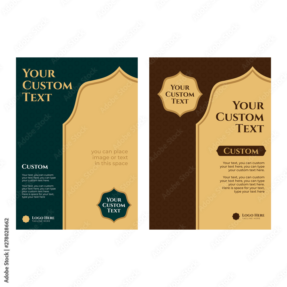 islamic flyer template Stock Vector | Adobe Stock