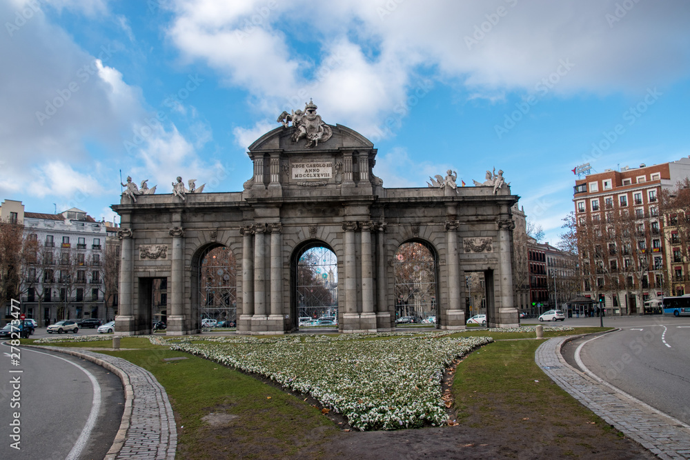 Puerta de Alcalá is a Neo-classical monument in the Plaza de la ...