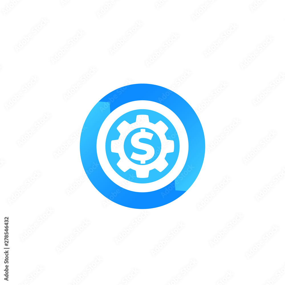 money management, financial services, vector icon Stock Vector | Adobe ...