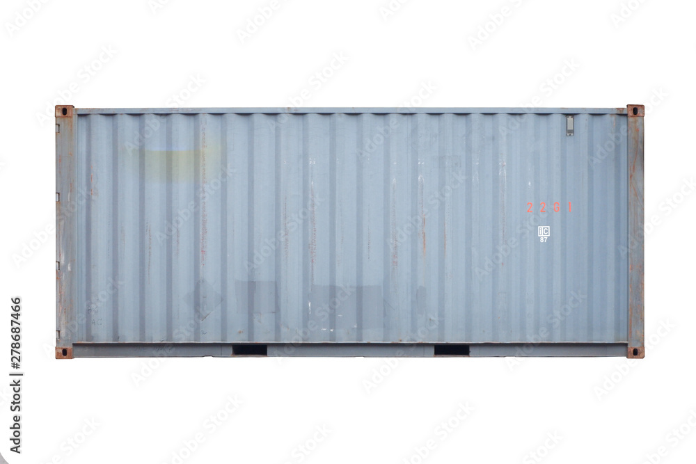 container Cut white background For easy use Stock Photo | Adobe Stock
