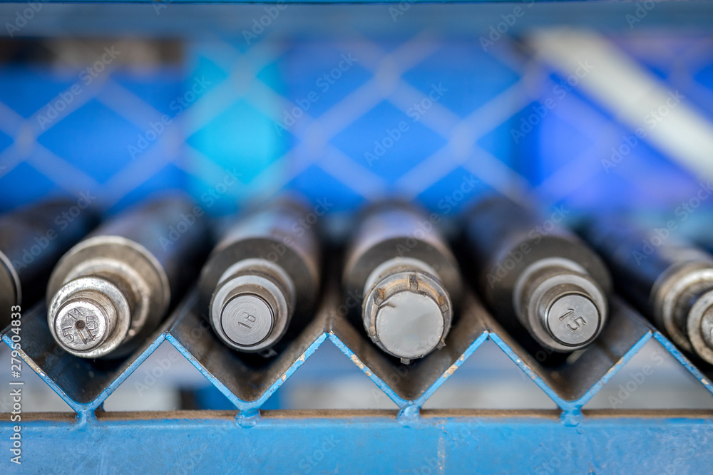 Stockfoto Wireline or Slickline (one kind of well service operation in ...