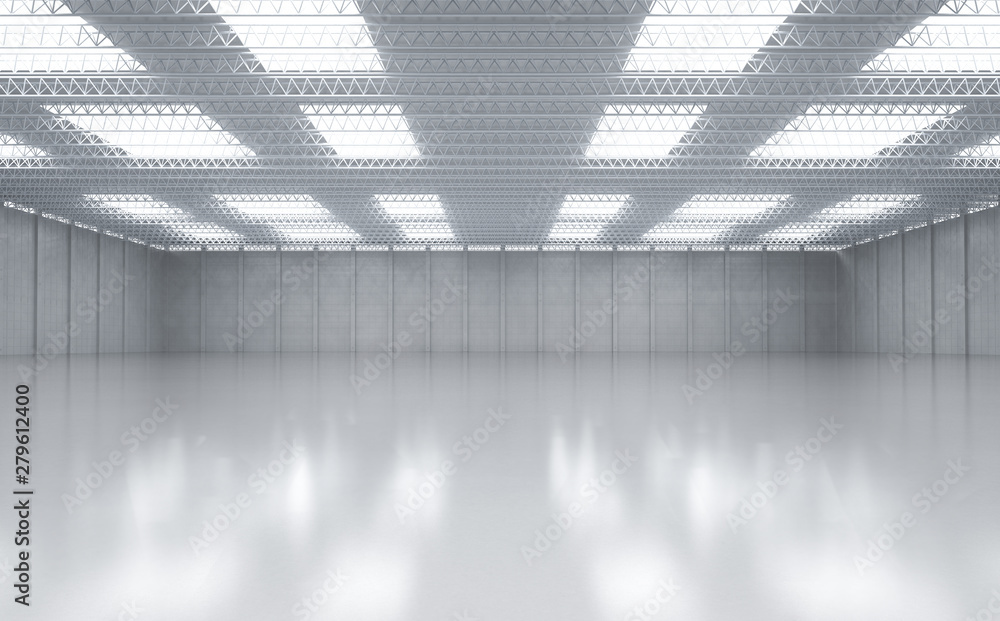 Interior empty factory Stock Photo | Adobe Stock