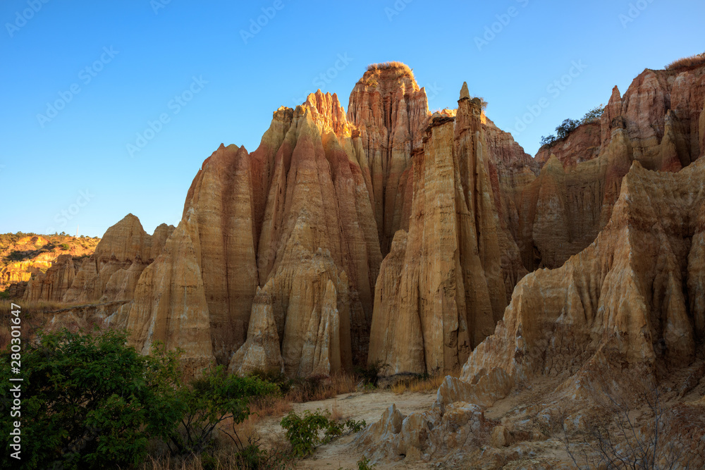 Earth Forest of Yuanmou in Yunnan Province, China - Exotic earth and ...