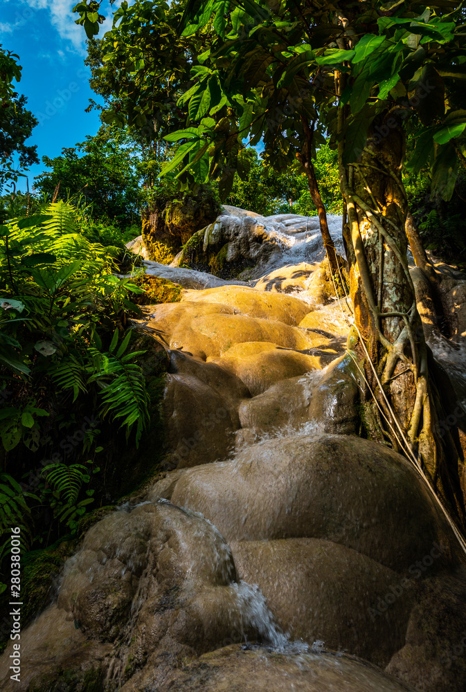 Bua Tong Waterfalls Sticky Waterfall Chiang Mai Thailand Stock Photo ...